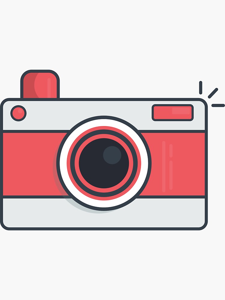 "Camera Flash" Sticker for Sale by Reethes | Redbubble