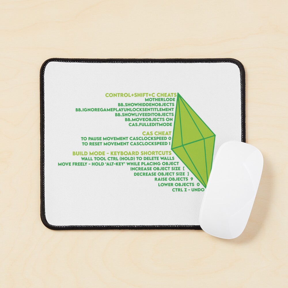 "Sims 4 Cheat Code Sticker" Sticker for Sale by hellolaurenrose | Redbubble