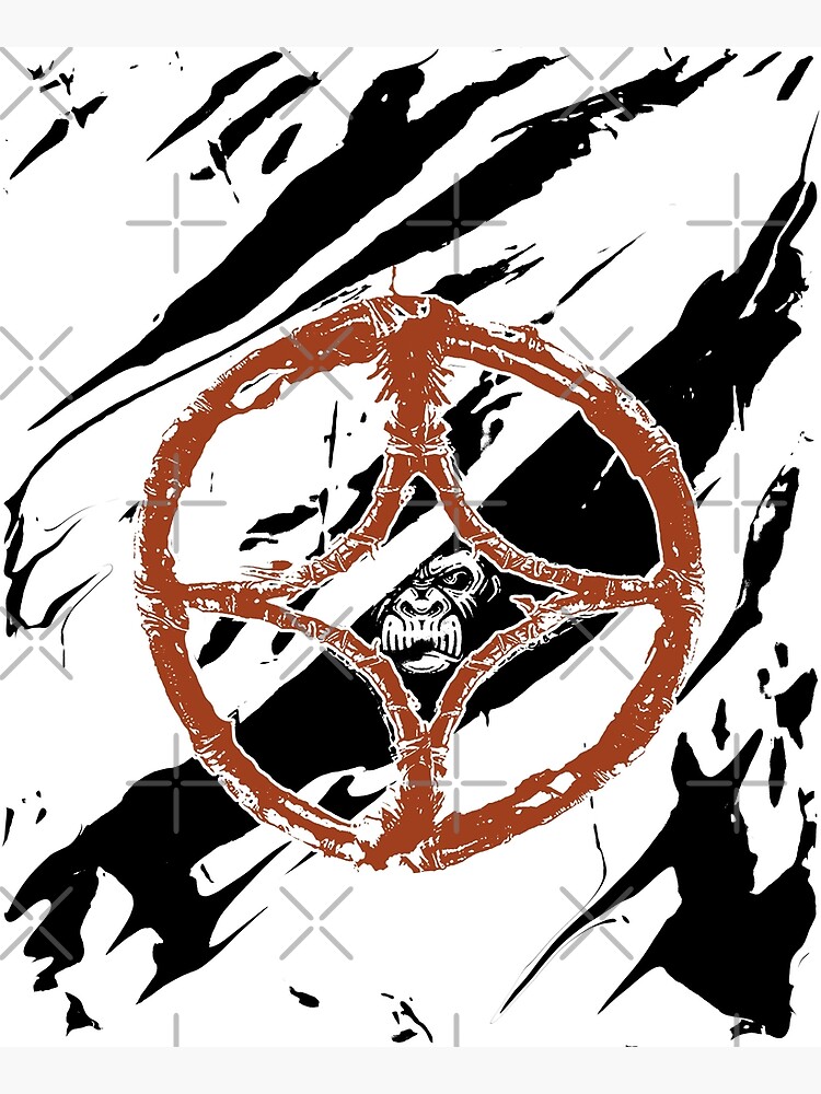 "Kingdom of the Planet of the Apes: Proximus Caesar ape symbol" Poster ...