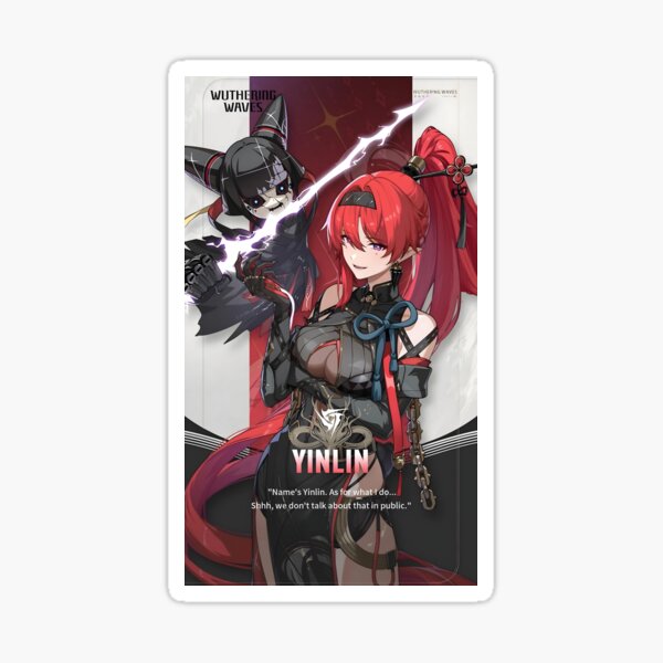 "Wuthering Waves - Yinlin Character Official Poster" Sticker for Sale ...