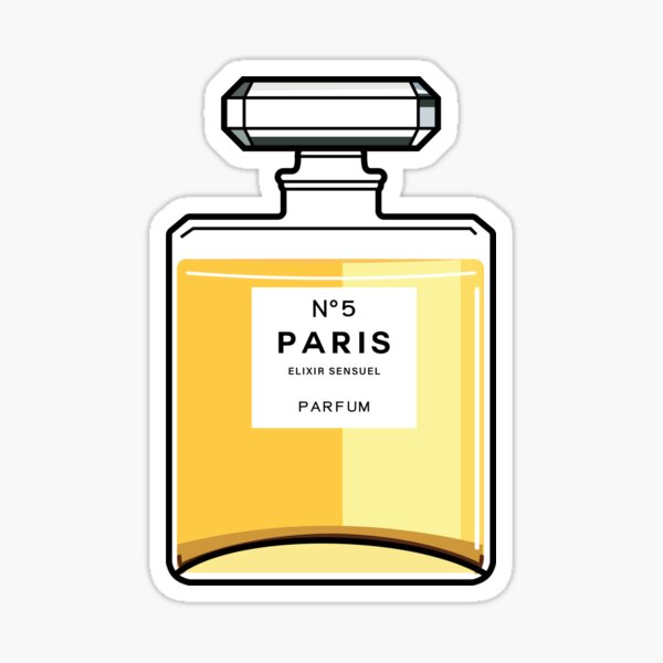"Classic French Perfume bottle" Sticker for Sale by young-roshi | Redbubble