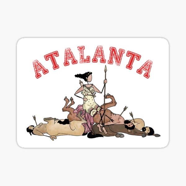 "Atalanta and Centaurs - wide - ATALANTA" Sticker for Sale by ...