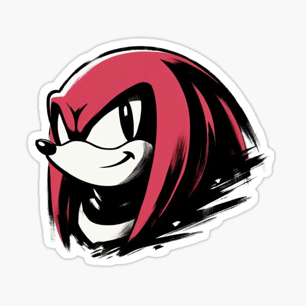 "Knuckles Japan 2" Sticker for Sale by ReasonsImBroke | Redbubble