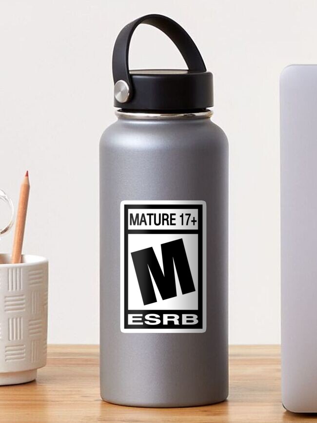 "Rated M for Mature" Sticker for Sale by Jovie-Patch | Redbubble