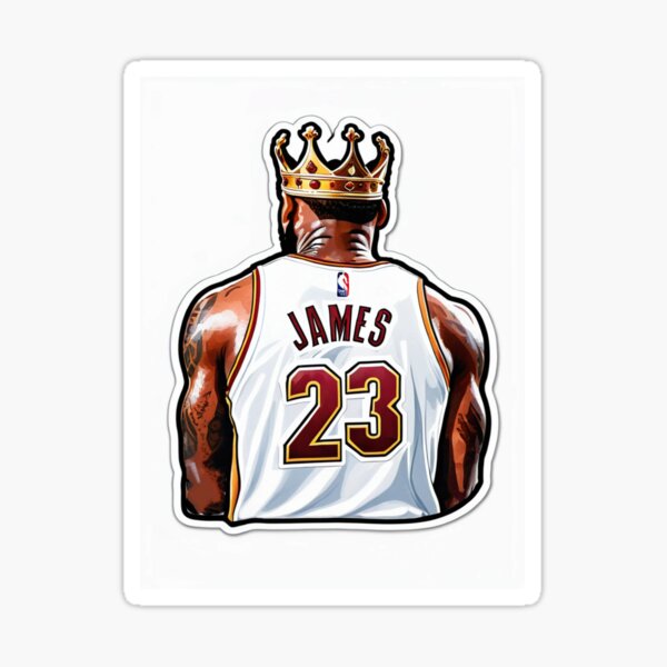 "Lebron james - the king" Sticker for Sale by OM-Designer06 | Redbubble