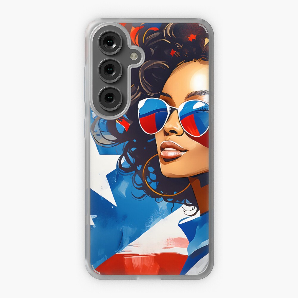 "Puerto Rico Flag Curly Hair Boricua " Sticker for Sale by Liomal ...