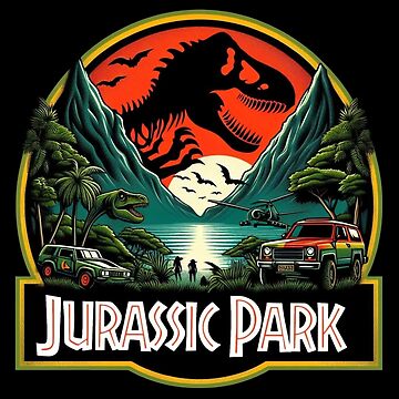 "Jurassic Park" Sticker by miguedorta7 | Redbubble