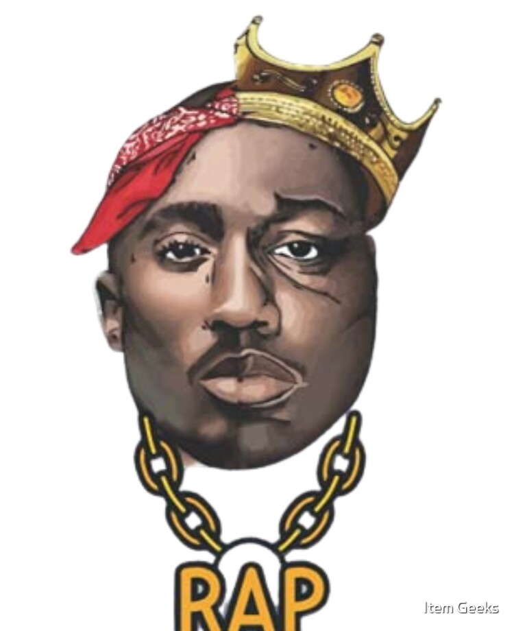 "Tupac and the Notorious B.I.G. 2pac and Biggie Rap Kings" iPad Case ...