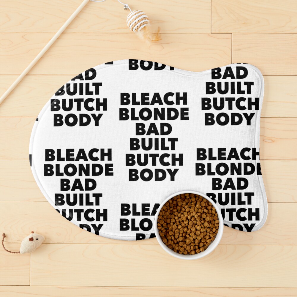 "Bleach blonde bad built butch body version 2" Sticker for Sale by ...