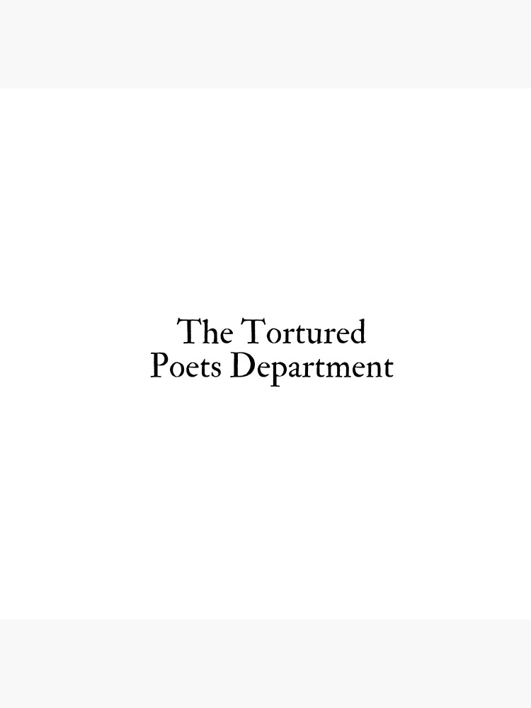 "Taylor Swift The Tortured Poets Department lyrics" Poster for Sale by ...