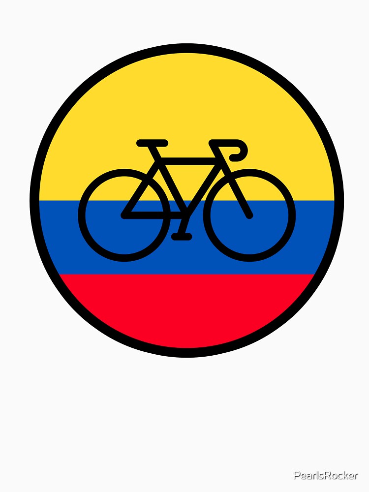 "Bike Flag Colombia & Latino Pride" T-shirt by PearlsRocker | Redbubble ...