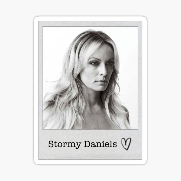 "Stormy Daniels" Sticker for Sale by Amhebadesigns | Redbubble