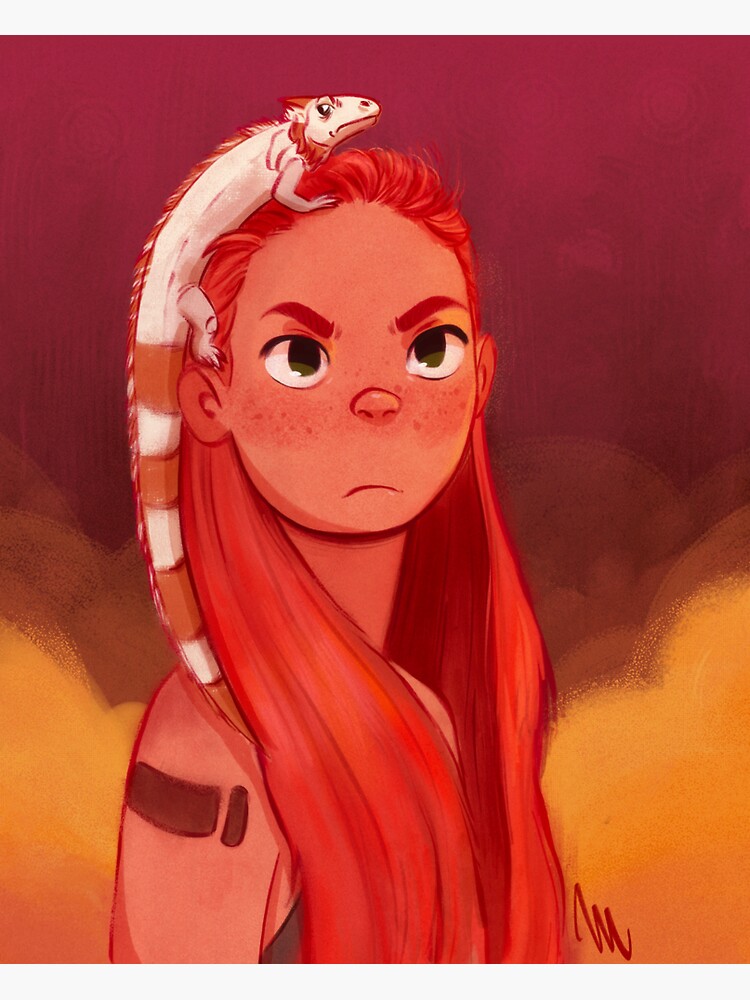 Lizard Girl Cartoon