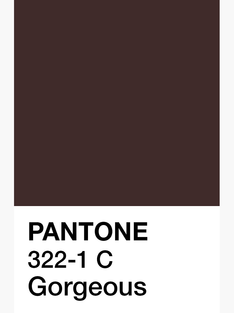 "Pantone 322-1 C (Gorgeous) " Sticker by muntyhood | Redbubble