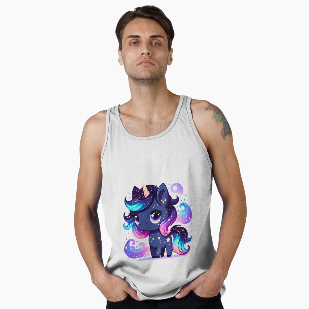 "Cute Unicorn Rainbow Magical Creature Beautiful Fantasy Art" Sticker ...