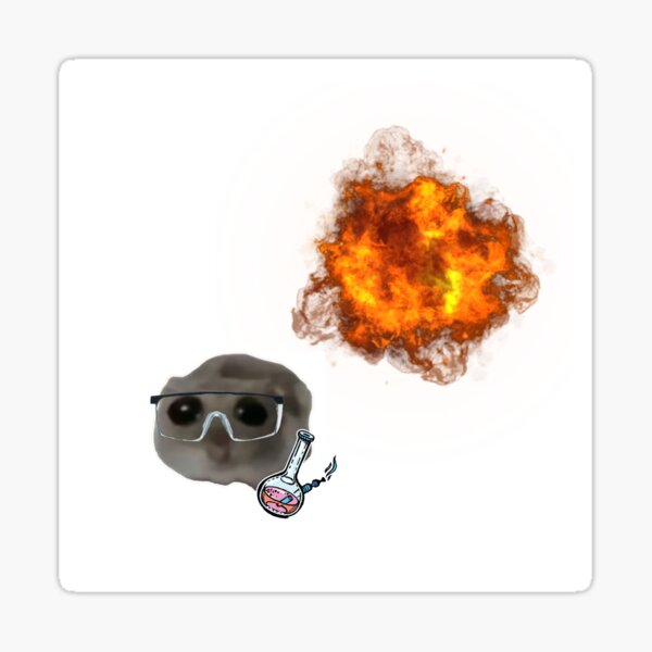 "sad hamster STEM meme" Sticker for Sale by ninavickovic | Redbubble