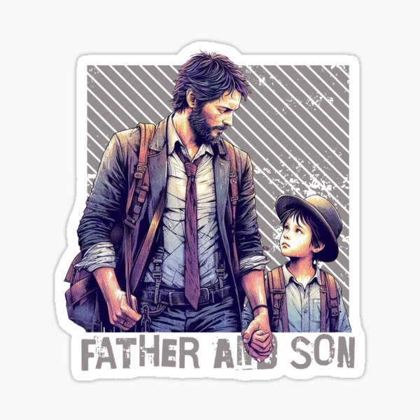 "Father and Son" Sticker for Sale by MV Shop | Redbubble