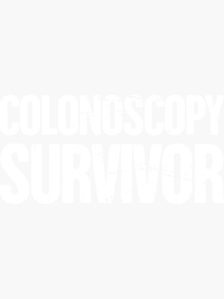 "Old Colon & Colonoscopy - Funny Get Well Gift" Sticker for Sale by ...