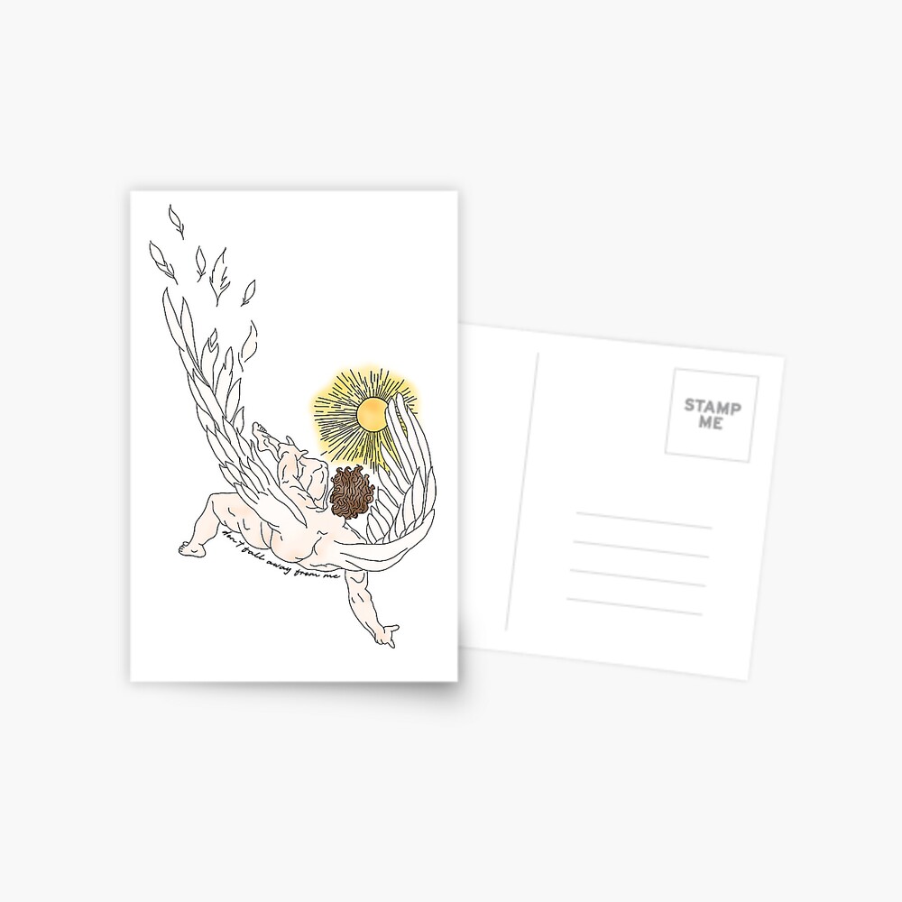 "don't fall away from me" Sticker for Sale by Karlee Mathena | Redbubble