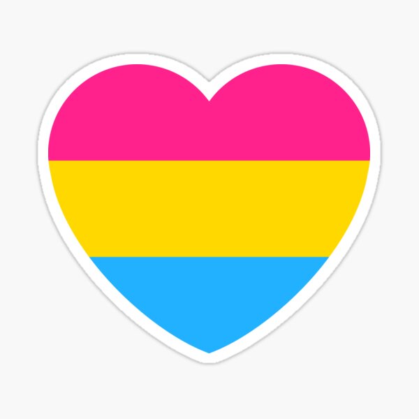 "Pan Heart" Sticker for Sale by wbcmac2000 | Redbubble