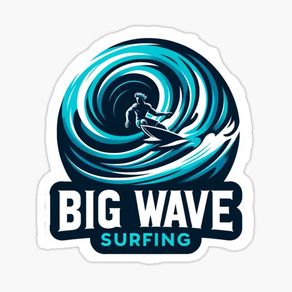 "big wave " Sticker for Sale by EesStore | Redbubble