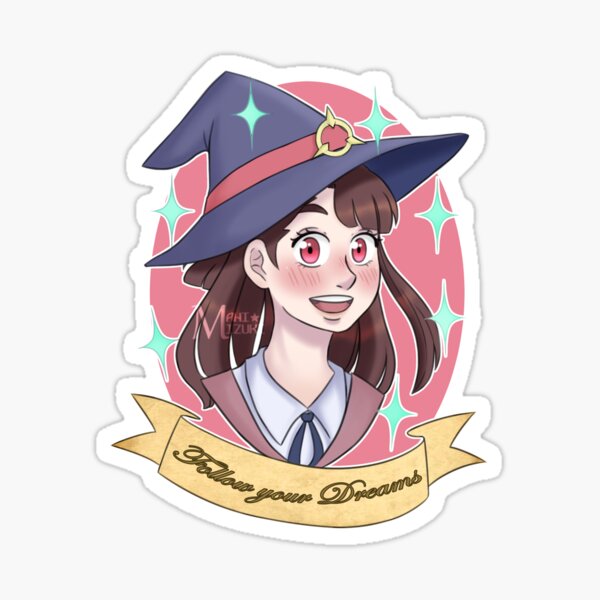 "Akko" Sticker for Sale by Mahi-Mizuki | Redbubble