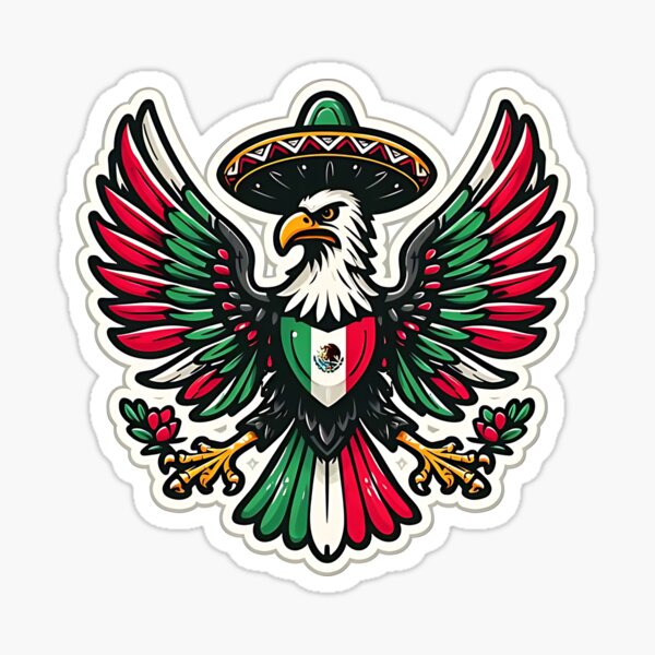 "Mexican Eagle" Sticker for Sale by Suukunna | Redbubble
