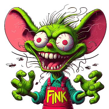 "Zombie Mouse Rat Fink" Sticker for Sale by Designowner | Redbubble