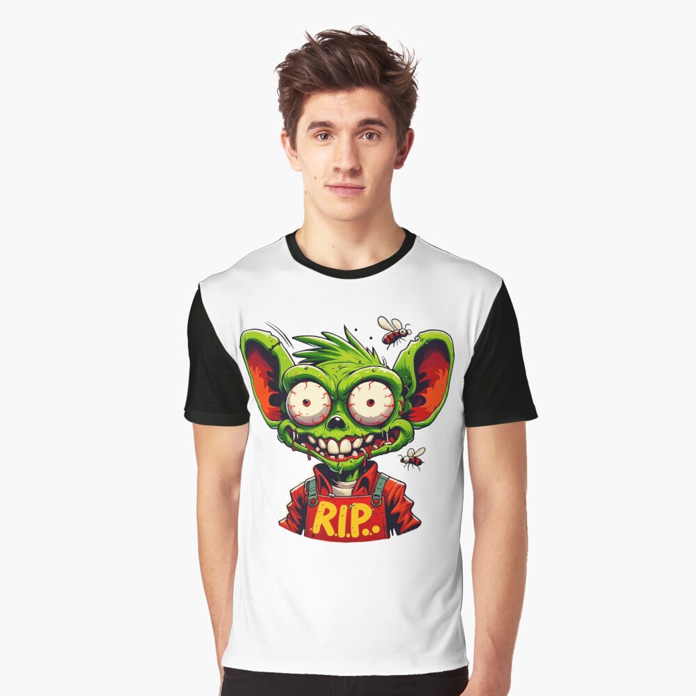 "Zombie Mouse Rat Fink Rip" Sticker for Sale by Designowner | Redbubble