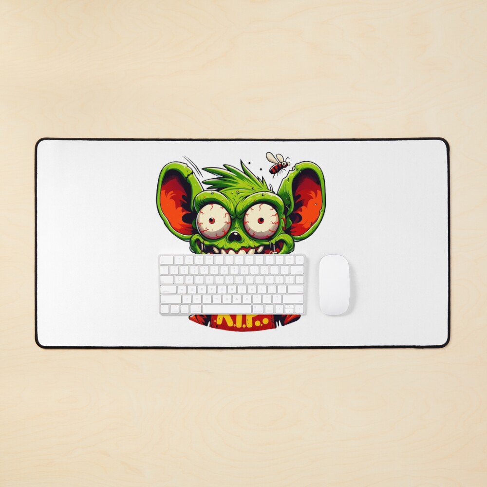 "Zombie Mouse Rat Fink Rip" Sticker for Sale by Designowner | Redbubble