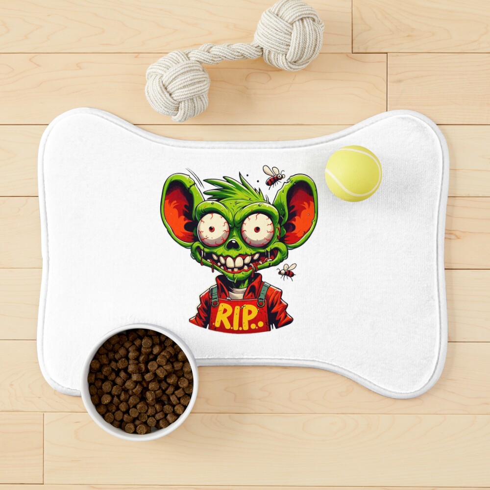 "Zombie Mouse Rat Fink Rip" Sticker for Sale by Designowner | Redbubble