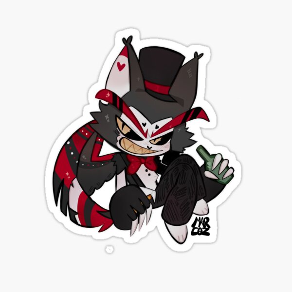 "Husk Hazbin Hotel" Sticker by MarcoZ-Art | Redbubble
