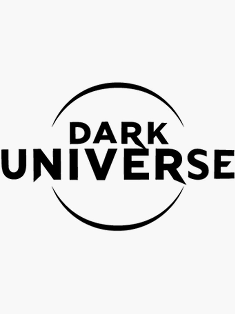 "The Dark Universe Logo" Sticker for Sale by DankSpaghetti | Redbubble