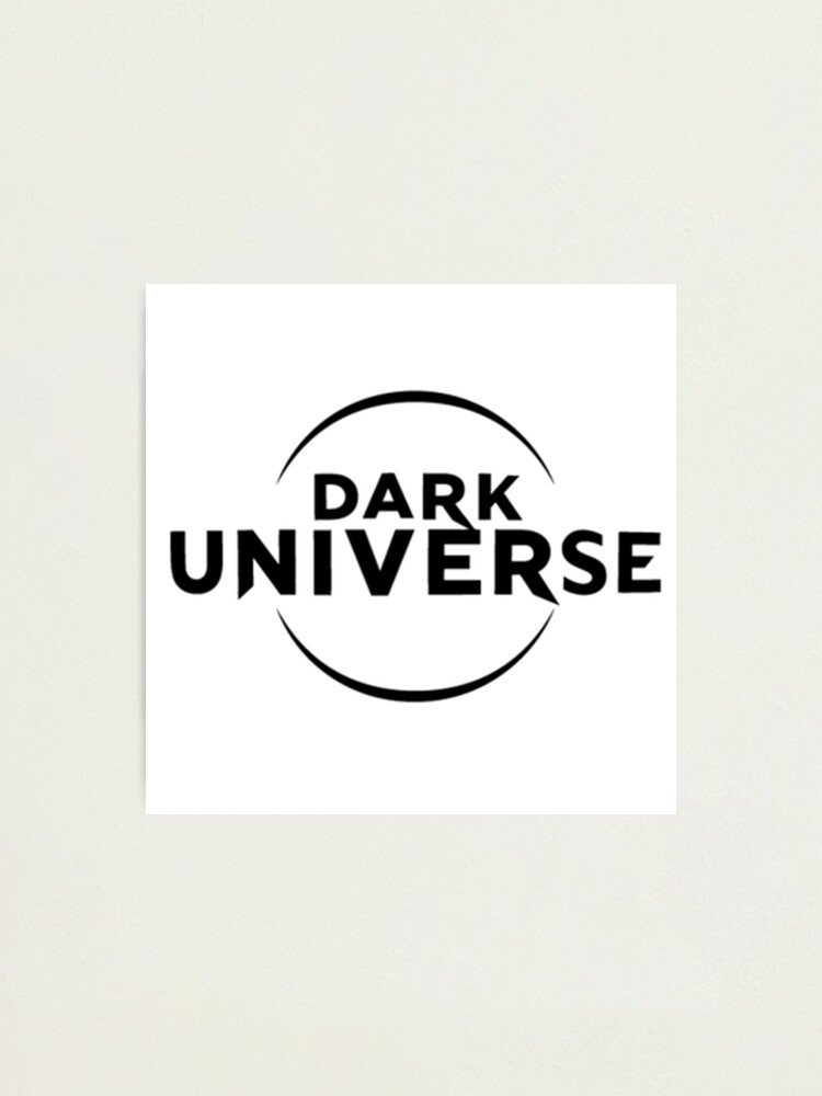 "The Dark Universe Logo" Photographic Print by DankSpaghetti | Redbubble