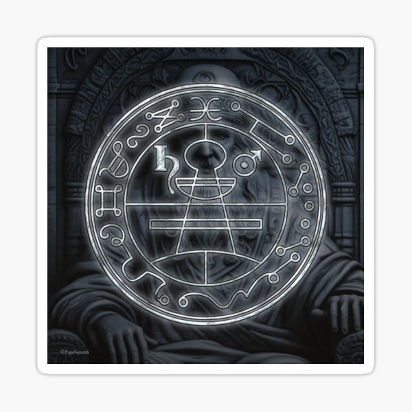 "THE SEAL OF SOLOMON" Sticker for Sale by PapaSquatch | Redbubble