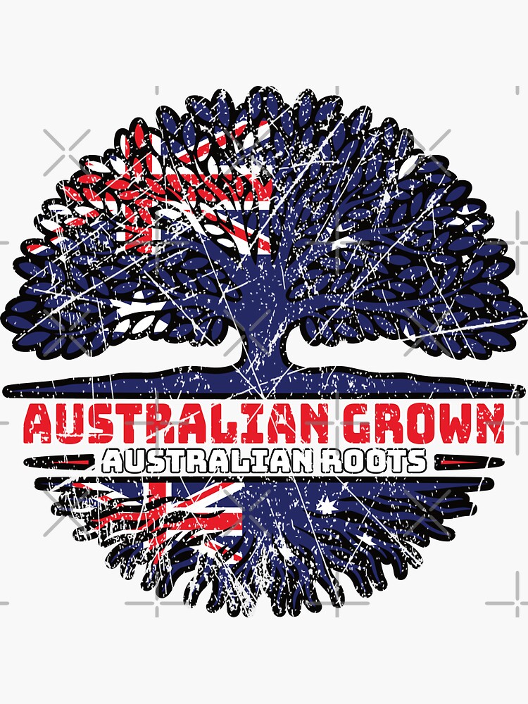 "Australian Australia Tree Roots Flag" Sticker for Sale by FlagX ...