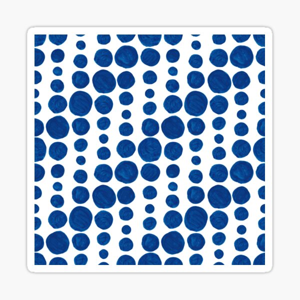"Cascading Blue Dots" Sticker for Sale by JocelynBateson | Redbubble