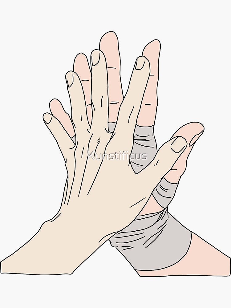 "Jinx manhwa" Sticker by Kunstificus | Redbubble