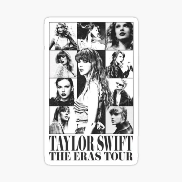 "TAYLOR SWIFT ERAS" Sticker for Sale by sillyguystore | Redbubble