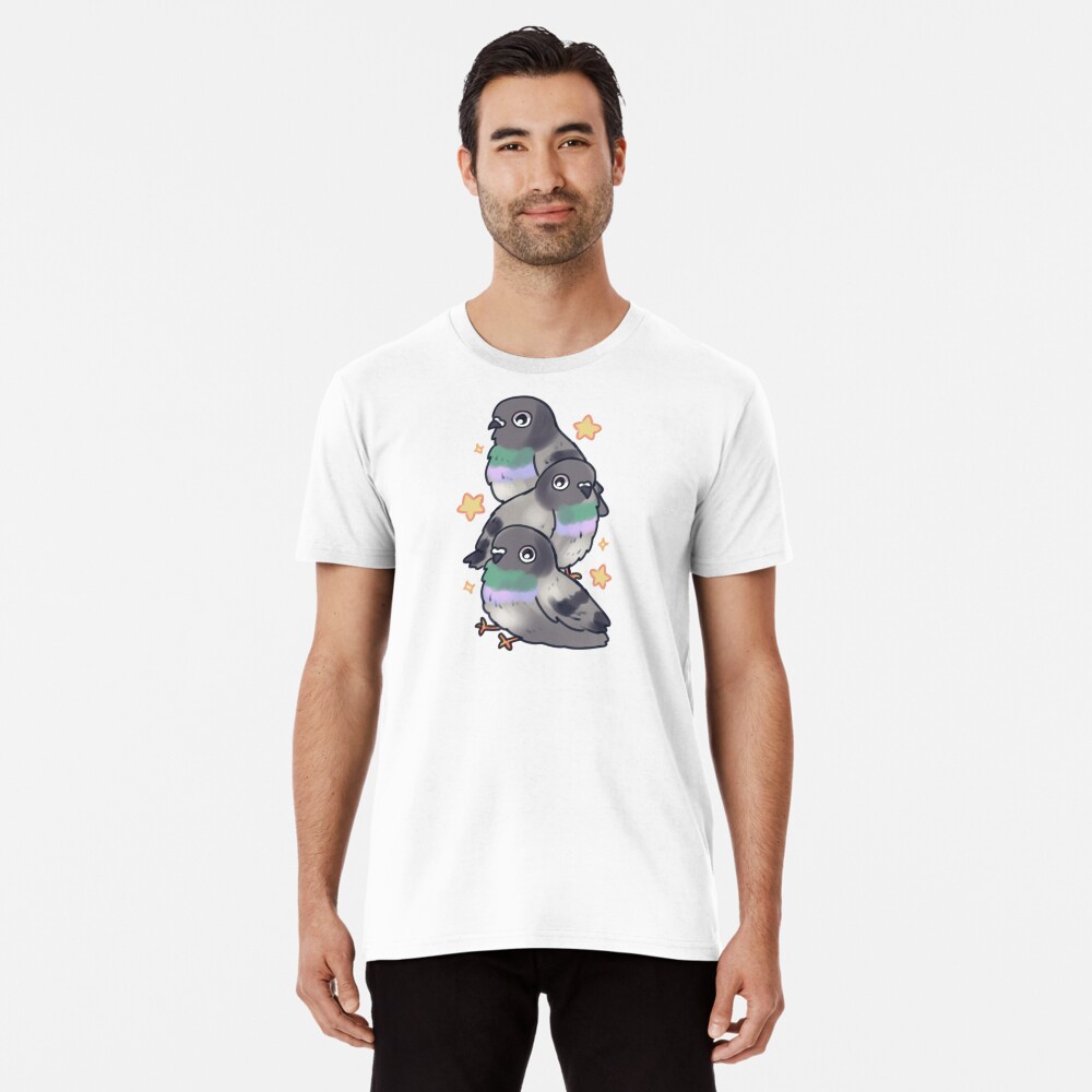 "Pigeon stack illustration " Sticker for Sale by Artofmayara | Redbubble