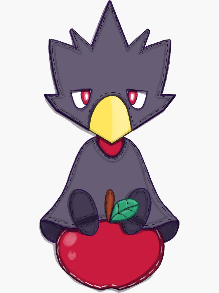 "Felt Tokoyami" Sticker for Sale by CharlieNoHead | Redbubble