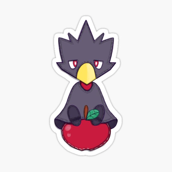 "Felt Tokoyami" Sticker for Sale by CharlieNoHead | Redbubble