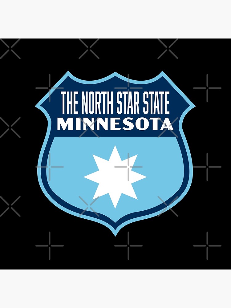 "Vintage Minnesota The North Star State Shield" Art Board Print for ...