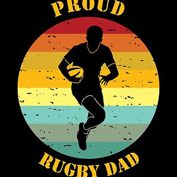 "Proud Rugby Dad" Sticker for Sale by Gormont | Redbubble