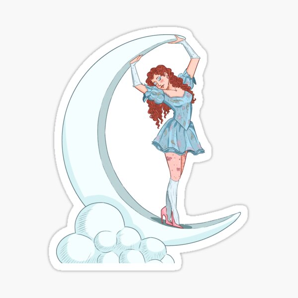 "cause after midnight" Sticker for Sale by Mawlibella | Redbubble