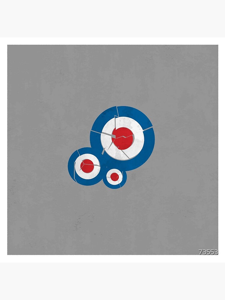 "Cracked Mod Circles" Poster by 73553 | Redbubble