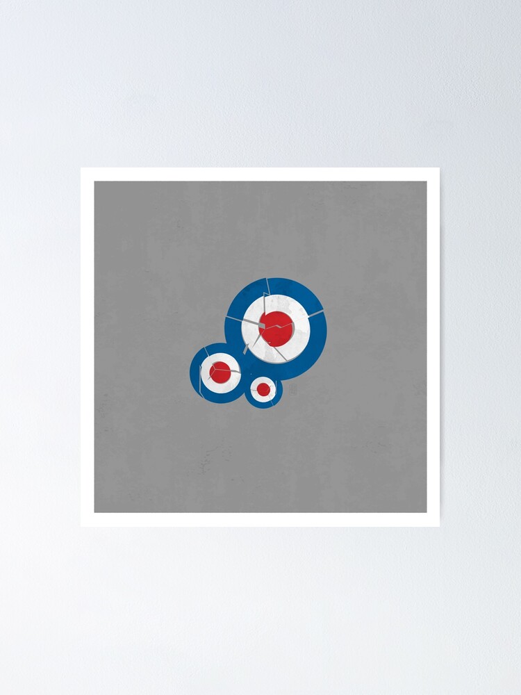"Cracked Mod Circles" Poster by 73553 | Redbubble