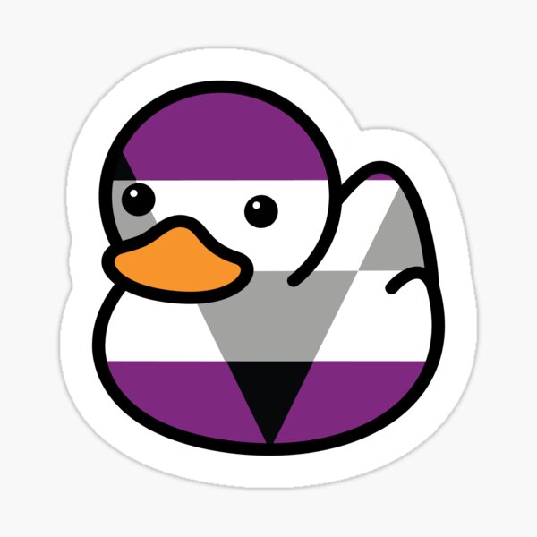 "Aegosexual Pride Flag Rubber Ducky" Sticker for Sale by DesiDuck ...