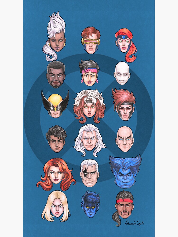 "X Men 97" Sticker for Sale by Eduardocopati | Redbubble