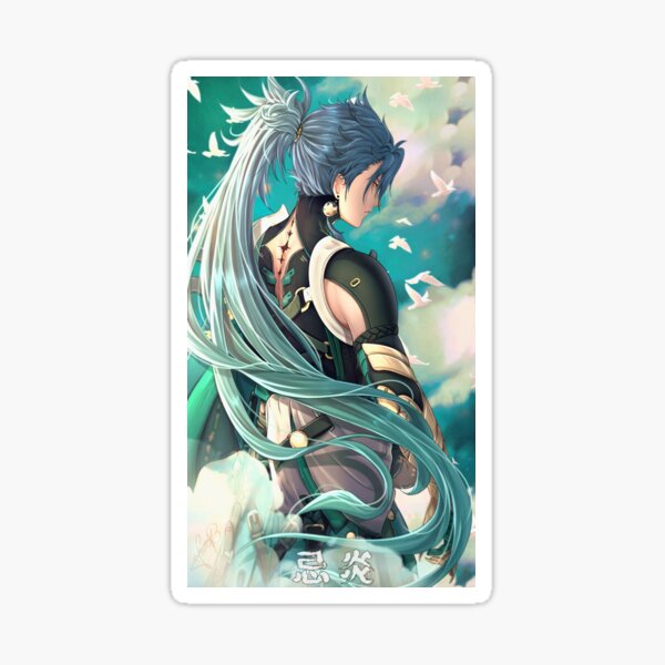 "wuthering waves jiyan" Sticker for Sale by AuroraArchangel | Redbubble